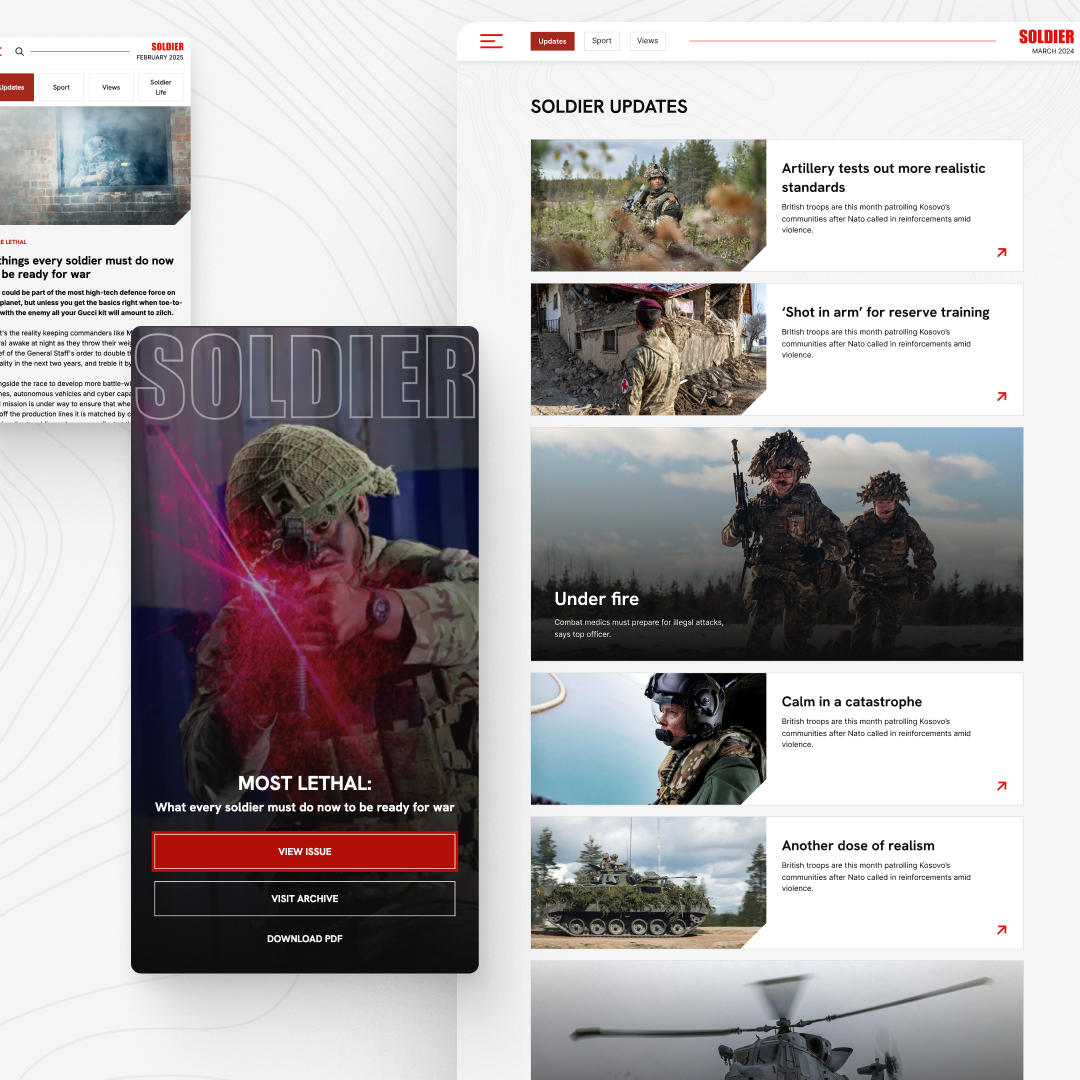 Cantarus - Bringing 80 Years of The British Army’s Soldier Magazine to ...