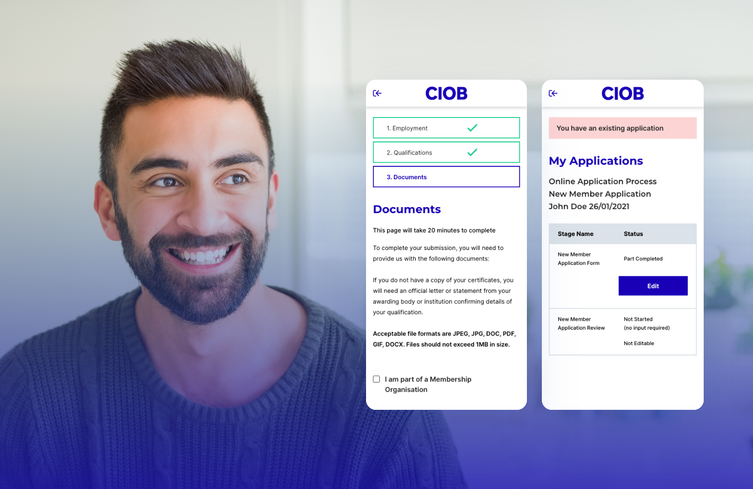 Cantarus - CIOB App Case Study - Digital Agency - Cantarus