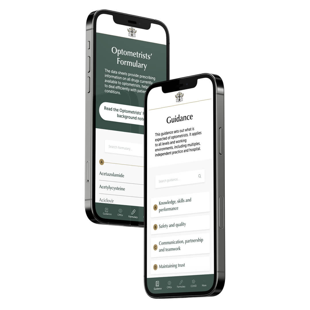 Cantarus - The College of Optometrists Membership App Case Study | Cantarus